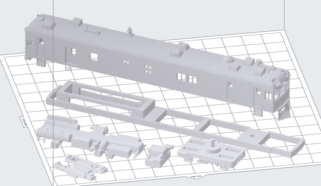 Sperry Rail Services Inspection Car SRSX 136 – ootbModels